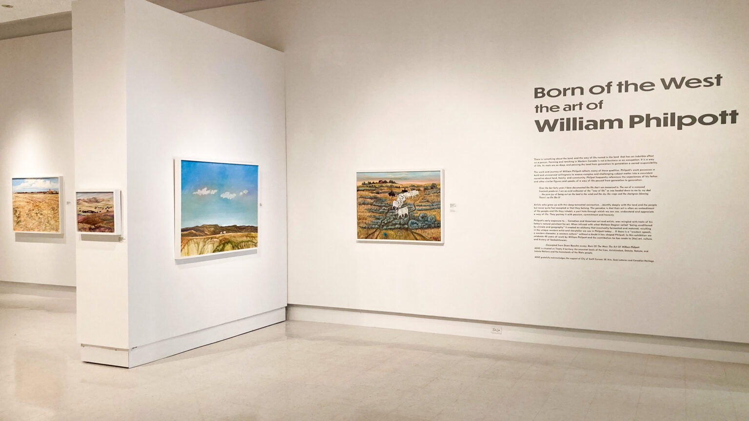 William Philpott: Born of The West - Art Gallery of Swift Current